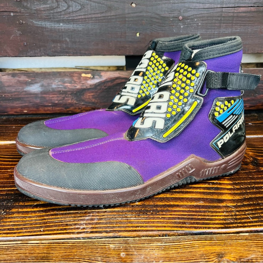 Vintage Polaris Jet Ski Boots Sea Lion Neoprene Purpl… - Gem
